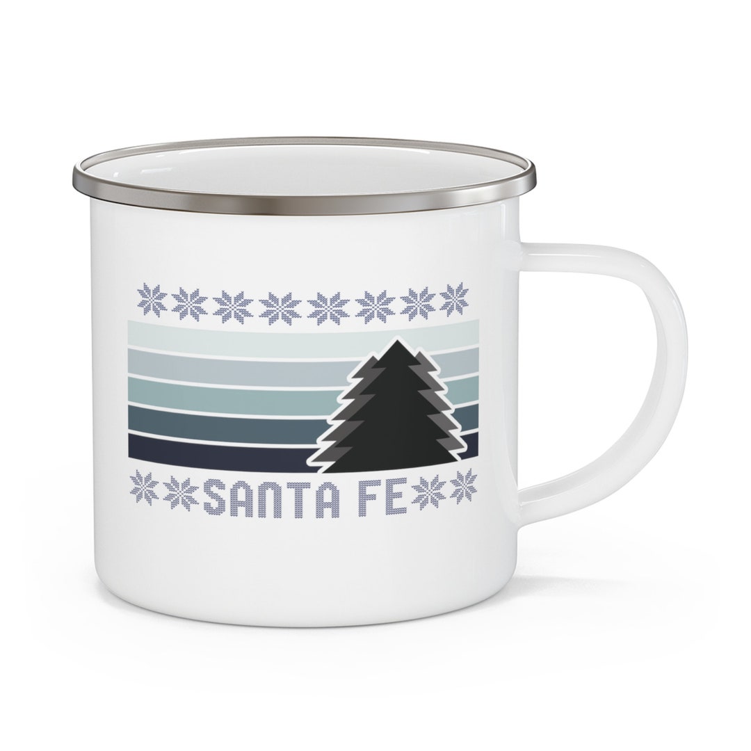Santa Fe Winter Coffee Mug Santa Fe Camp Mug Santa Fe Ugly Sweater Cup ...
