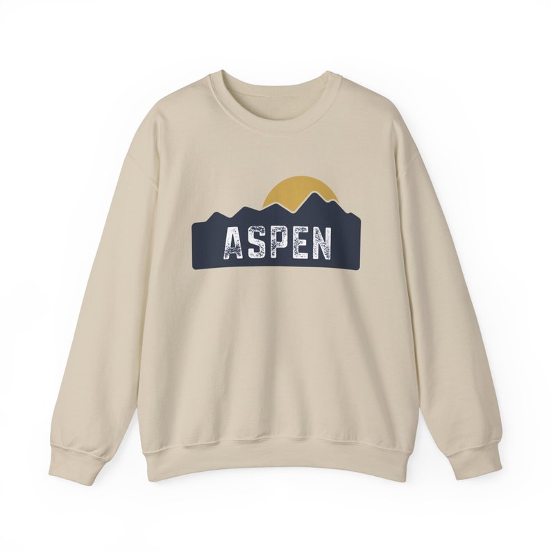 Aspen Sweater Aspen Mountain Sweatshirt Aspen Gift Sweater Colorado ...