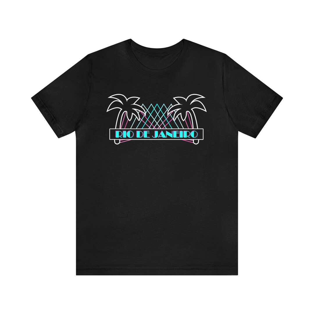 Rio De Janeiro Shirt Rio De Janeiro Miami Vice Style Tshirt Rio De ...