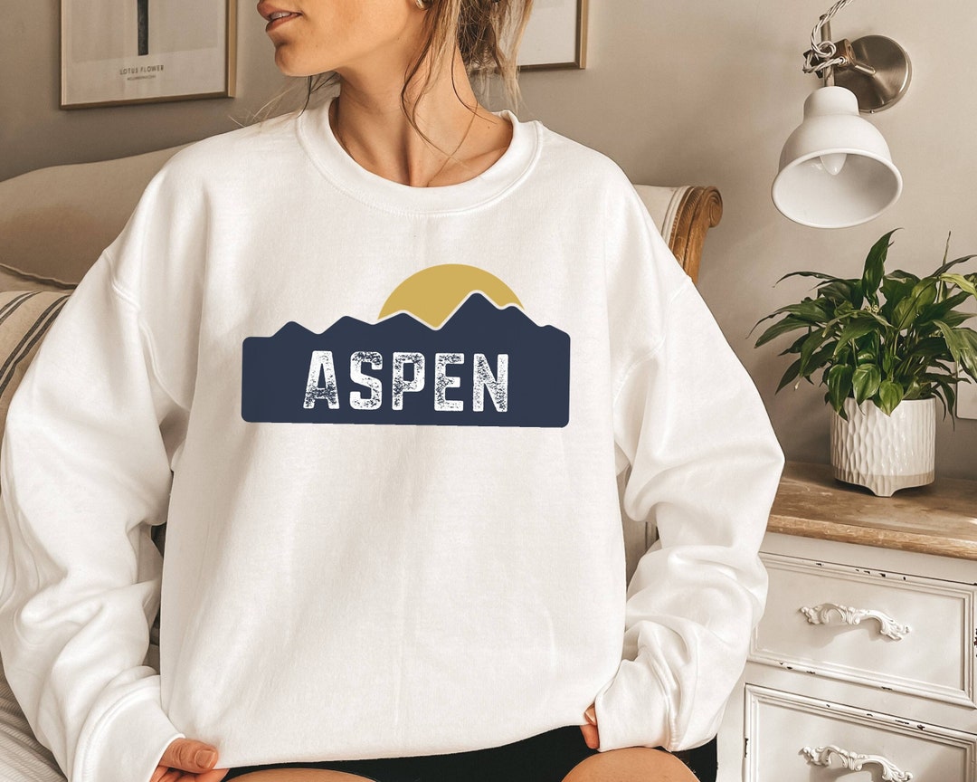 Aspen Sweater Aspen Mountain Sweatshirt Aspen Gift Sweater Colorado ...