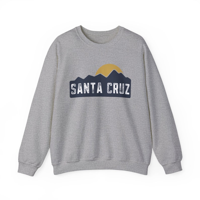 Santa Cruz Sweater Santa Cruz Mountain Sweatshirt Santa Cruz Gift ...