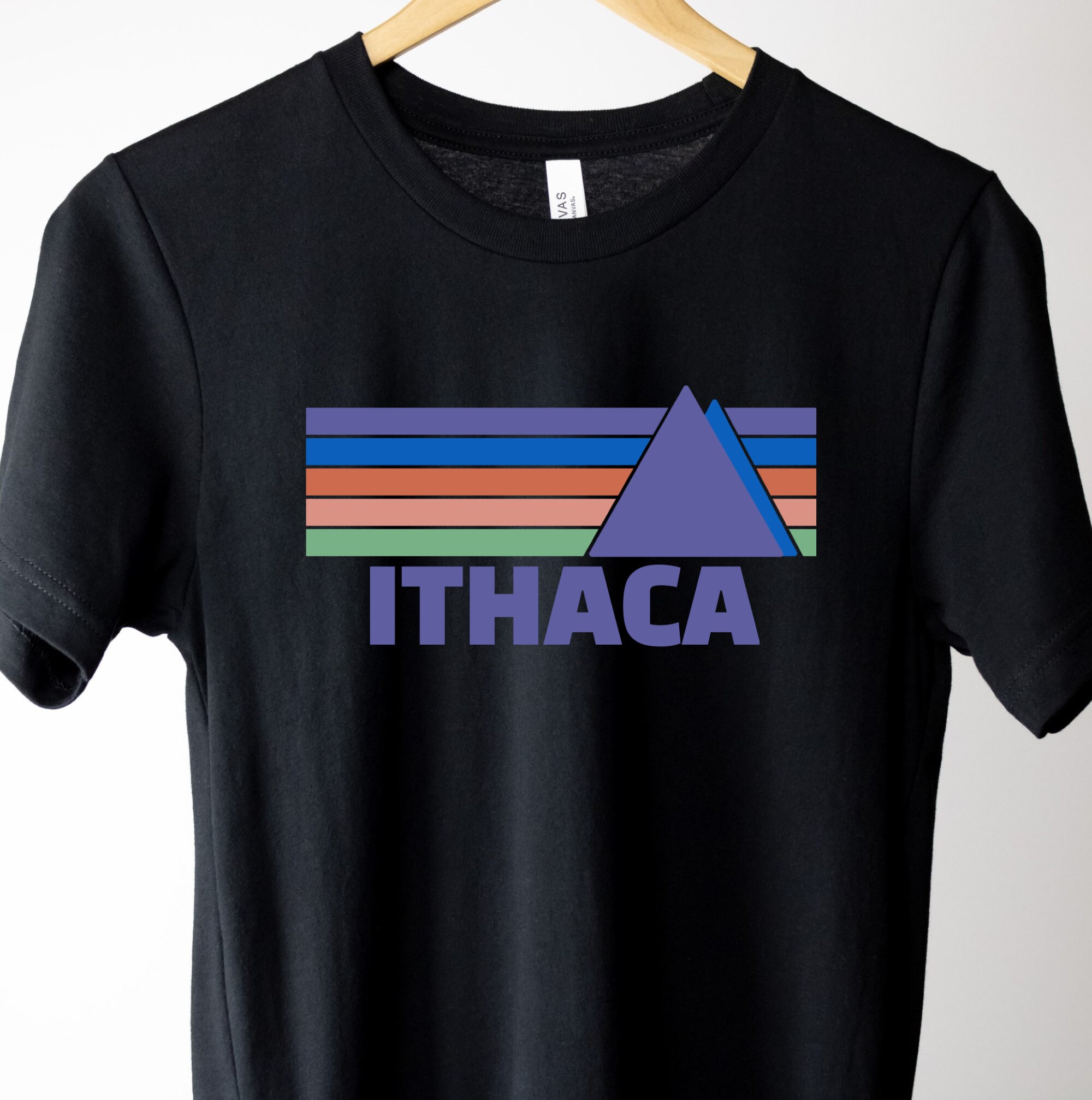 Ithaca Upstate New York Outdoor Shirt, Unisex Jersey Short Sleeve Tee ...