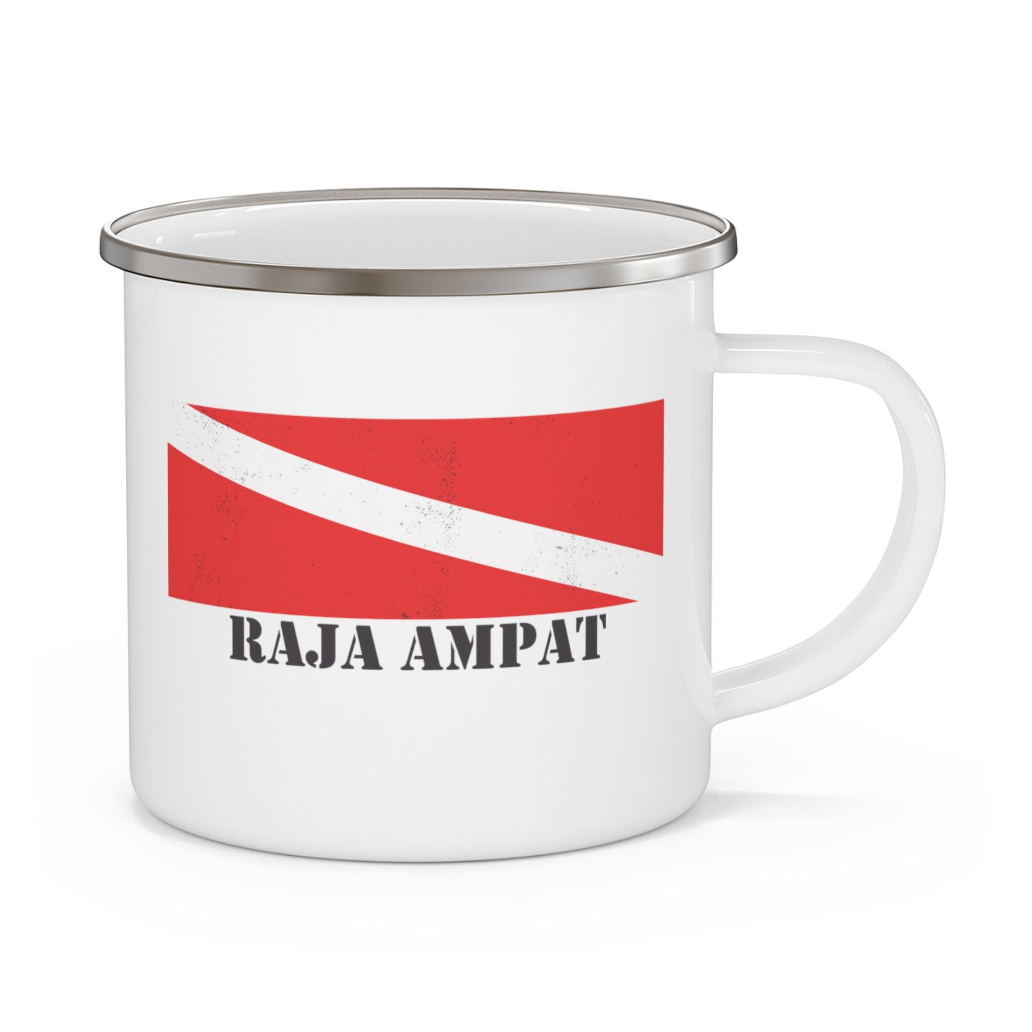 Raja Ampat Coffee Mug Raja Ampat Dive and Scuba Style Mug Raja Ampat ...