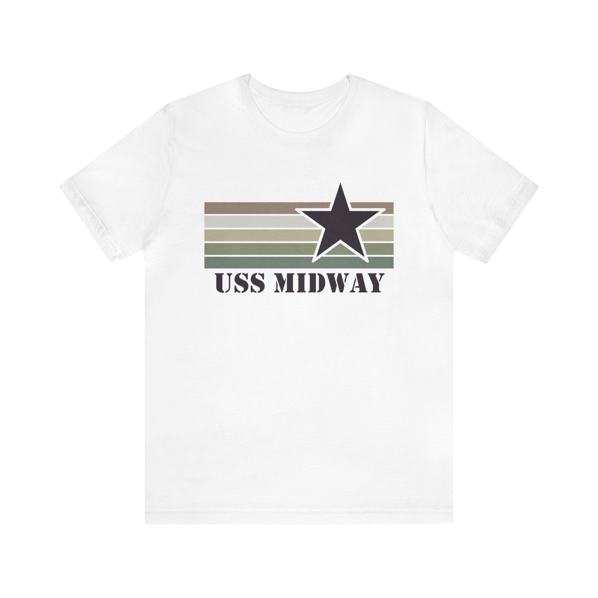 USS Midway Military Shirt USS Midway Tshirt USS Midway Military Navy ...