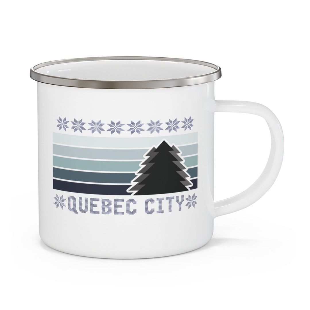 Quebec City Winter Coffee Mug Quebec City Camp Mug Quebec City Ugly ...