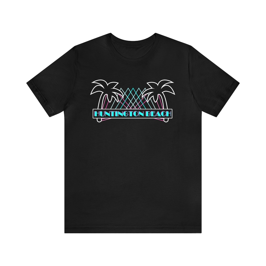 Huntington Beach Shirt Huntington Beach Miami Vice Style Tshirt ...