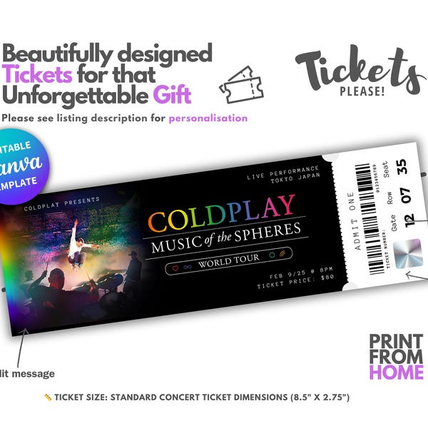 Coldplay Shirts - Etsy