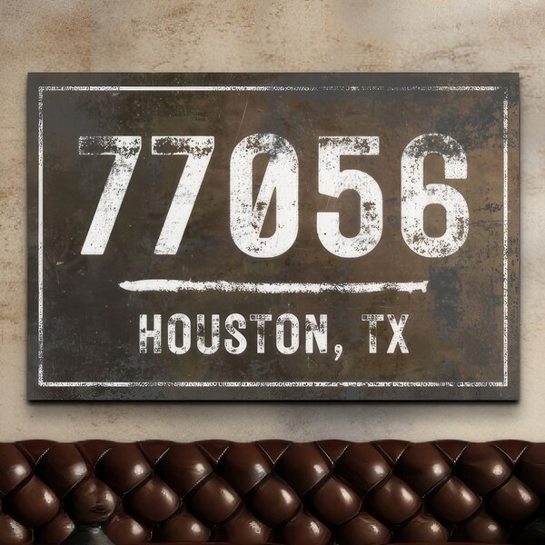 Zip Code Signs - Etsy