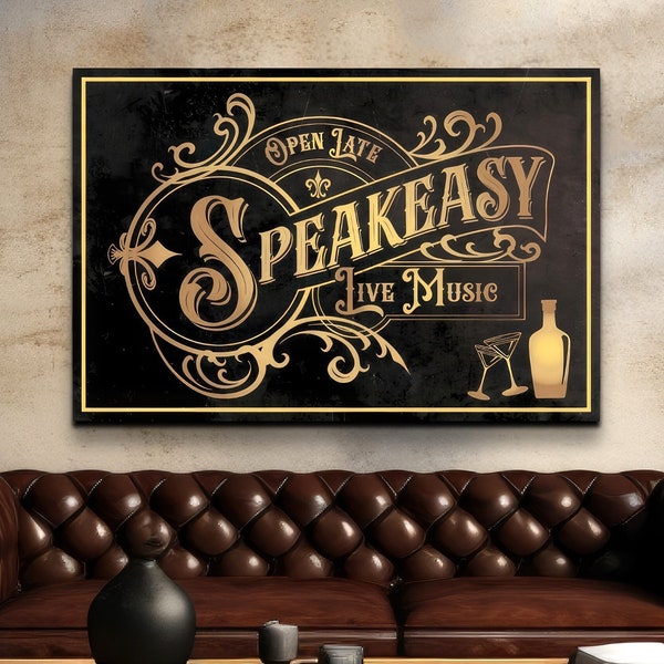 1920s Speakeasy Sign - Etsy
