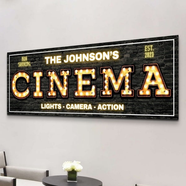 Home Theater Art - Etsy