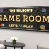 Arcade Sign, Custom Game Room Wall Art, Personalized Arcade Gifts for ...
