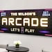 Arcade Sign, Custom Game Room Wall Art, Personalized Arcade Gifts for ...