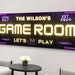 Arcade Sign, Custom Game Room Wall Art, Personalized Arcade Gifts for ...