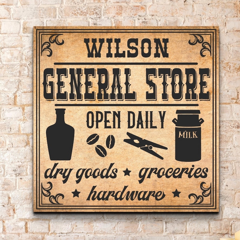 General Store Sign - Etsy