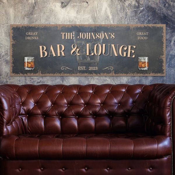 Large Bar Signs - Etsy