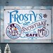 Frosty Sign, Christmas Snowman Decor, Xmas Centerpiece, Modern ...