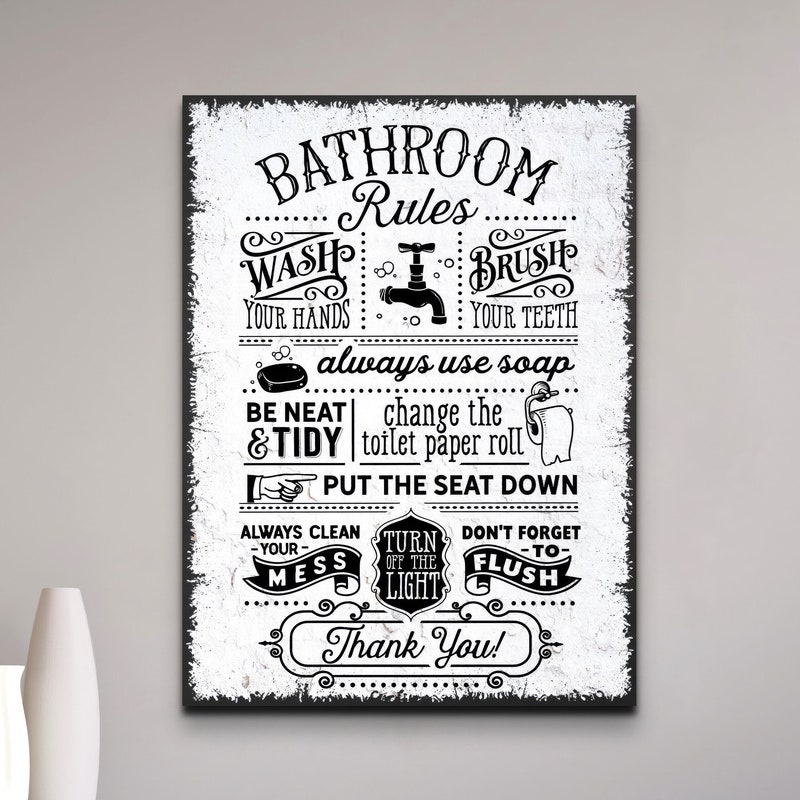 Farmhouse Bathroom Art - Etsy
