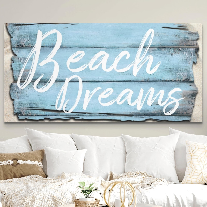 Rustic Beach Sign - Etsy