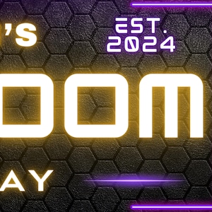 Game Room Sign, Custom Arcade Wall Art, Personalized Gifts for Him ...