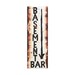 Vertical Basement Bar Sign, Rustic Home Bar Decor, Bar Arrow Wall Art ...