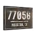 Zip Code Sign, Rustic Decor, Zipcode Wall Art, Custom Location Canvas ...