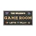 Game Room Sign, Custom Arcade Decor, Personalized Billiards Wall Art ...