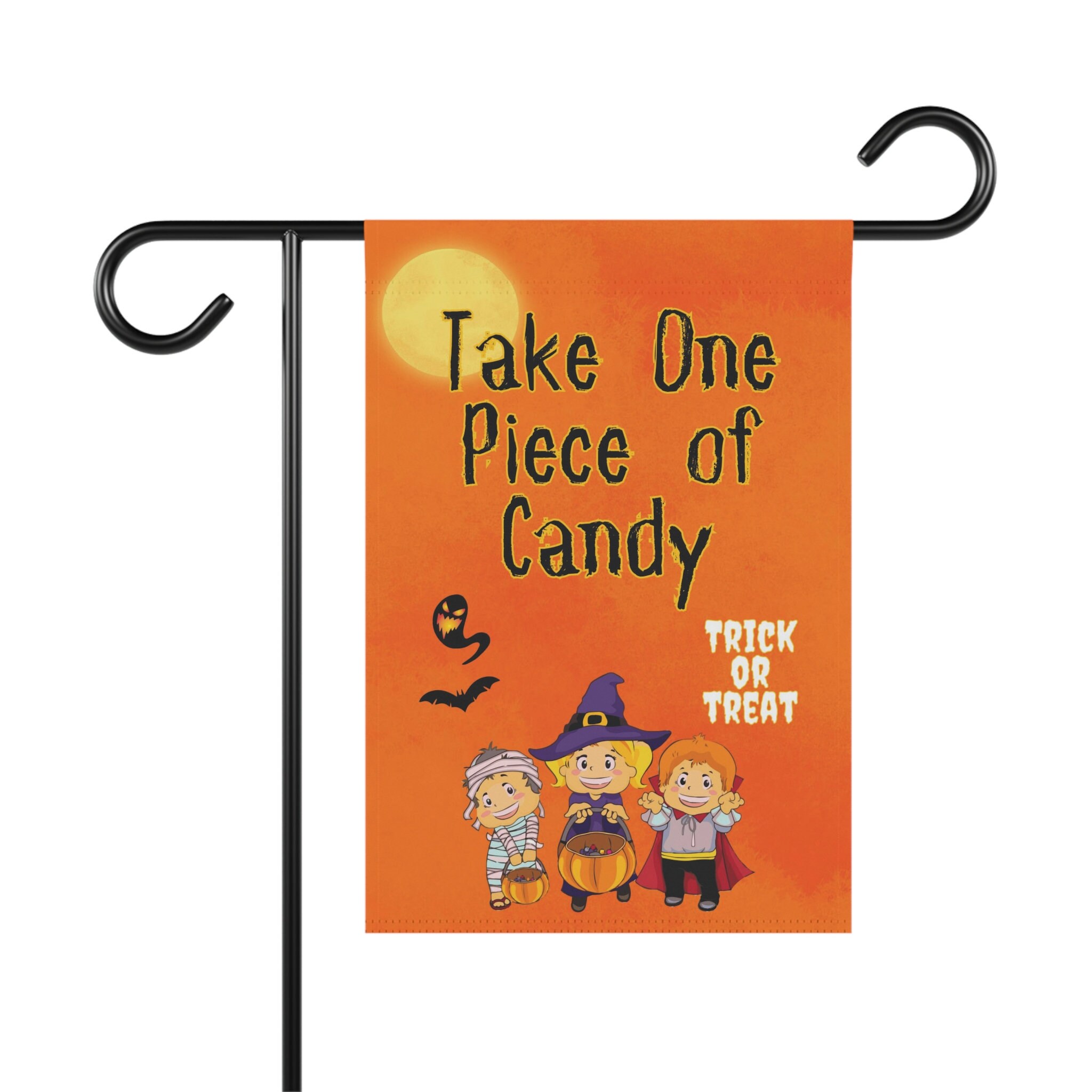 Halloween Candy Sign, Taken One Piece Of Candy Flag