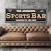 Sports Bar Sign Personalized Custom Sports Man Cave Wall Art - Etsy