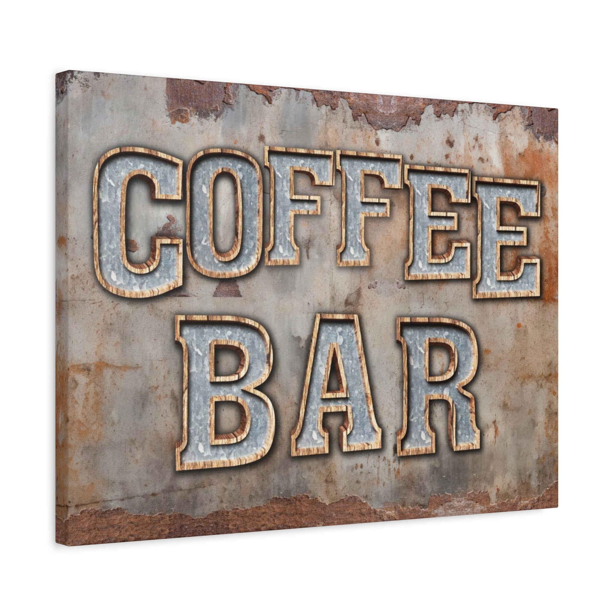 Coffee Bar Sign, Coffee Bar Accessories, Rustic Coffee Decor, Vintage ...