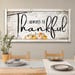 Always Be Thankful Sign, Thanksgiving Wall Art, Modern Farmhouse Fall ...
