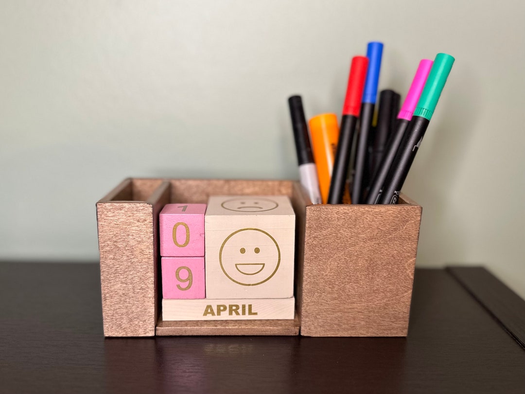 Emotion Face Daily Block Calendar Desktop Calendar Office Supplies ...