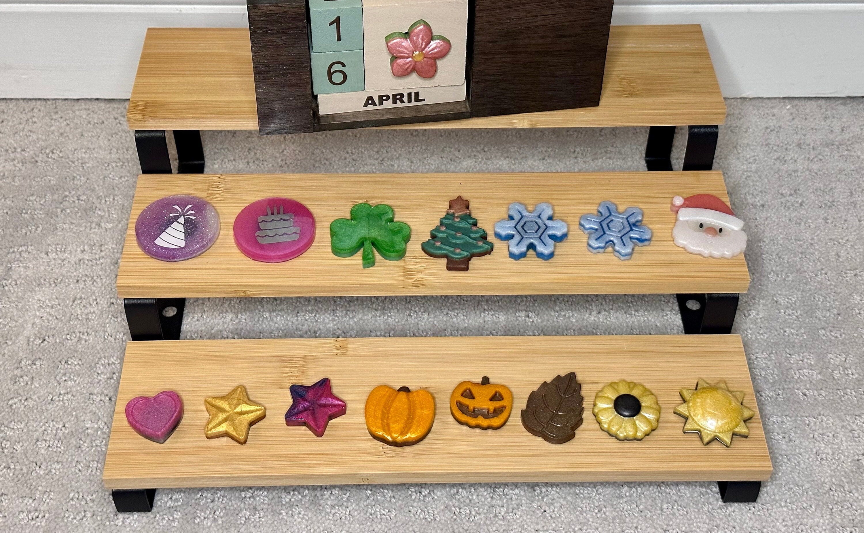 Calendar Magnets Magnets for Block Calendars Holiday Magnets Resin ...