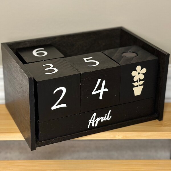 Block Calendar - Etsy