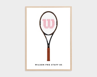 Legendary Wilson Pro Staff 85 Tennis Raquet Played by Pete Sampras ...