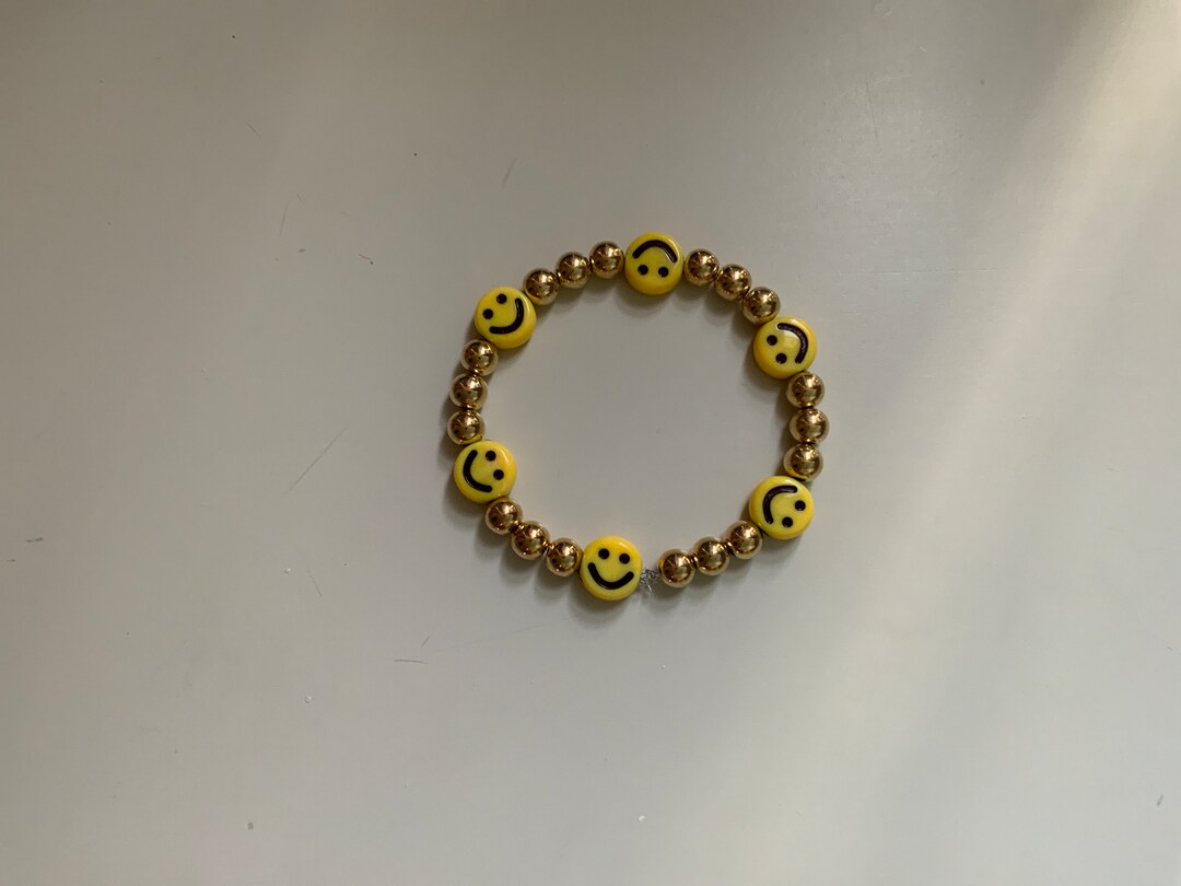 Gold Smiley Faces - Etsy