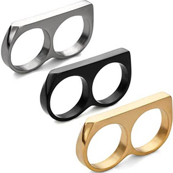 Two Finger Ring - Etsy