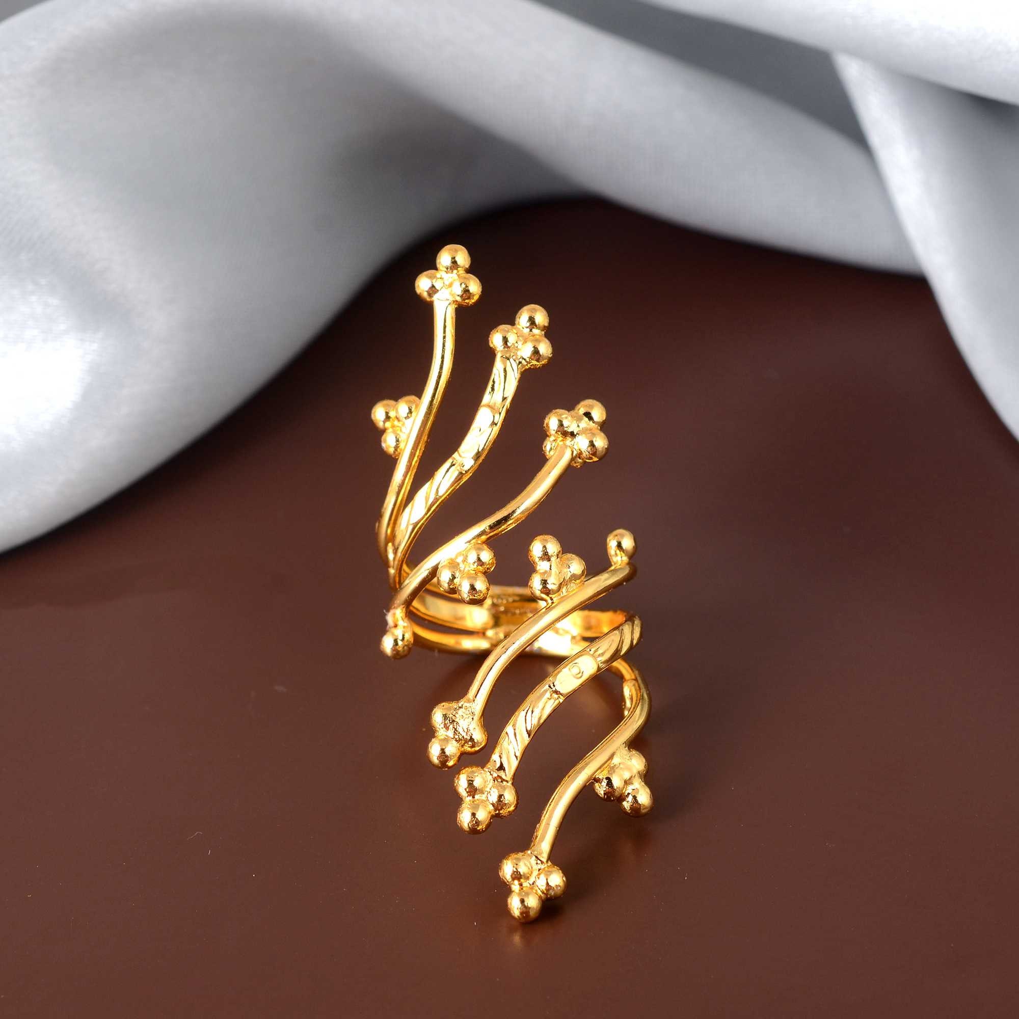 Trigger Finger Arthritis Rings- Brass Floral Ring- EDS Finger Splint ...