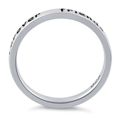 Engraved "always Sisters Forever Friends " Ring- Stackable Ring- Band ...
