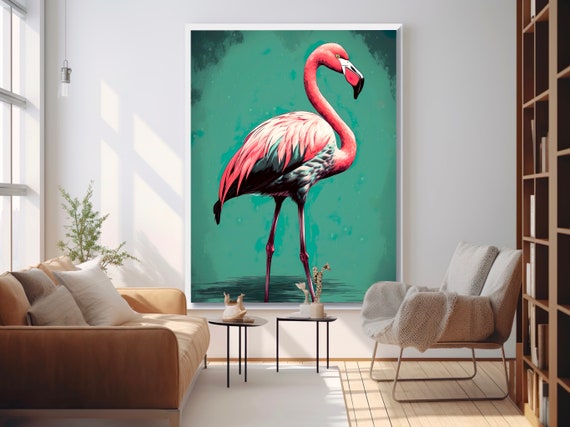 Flamingo Pop Art