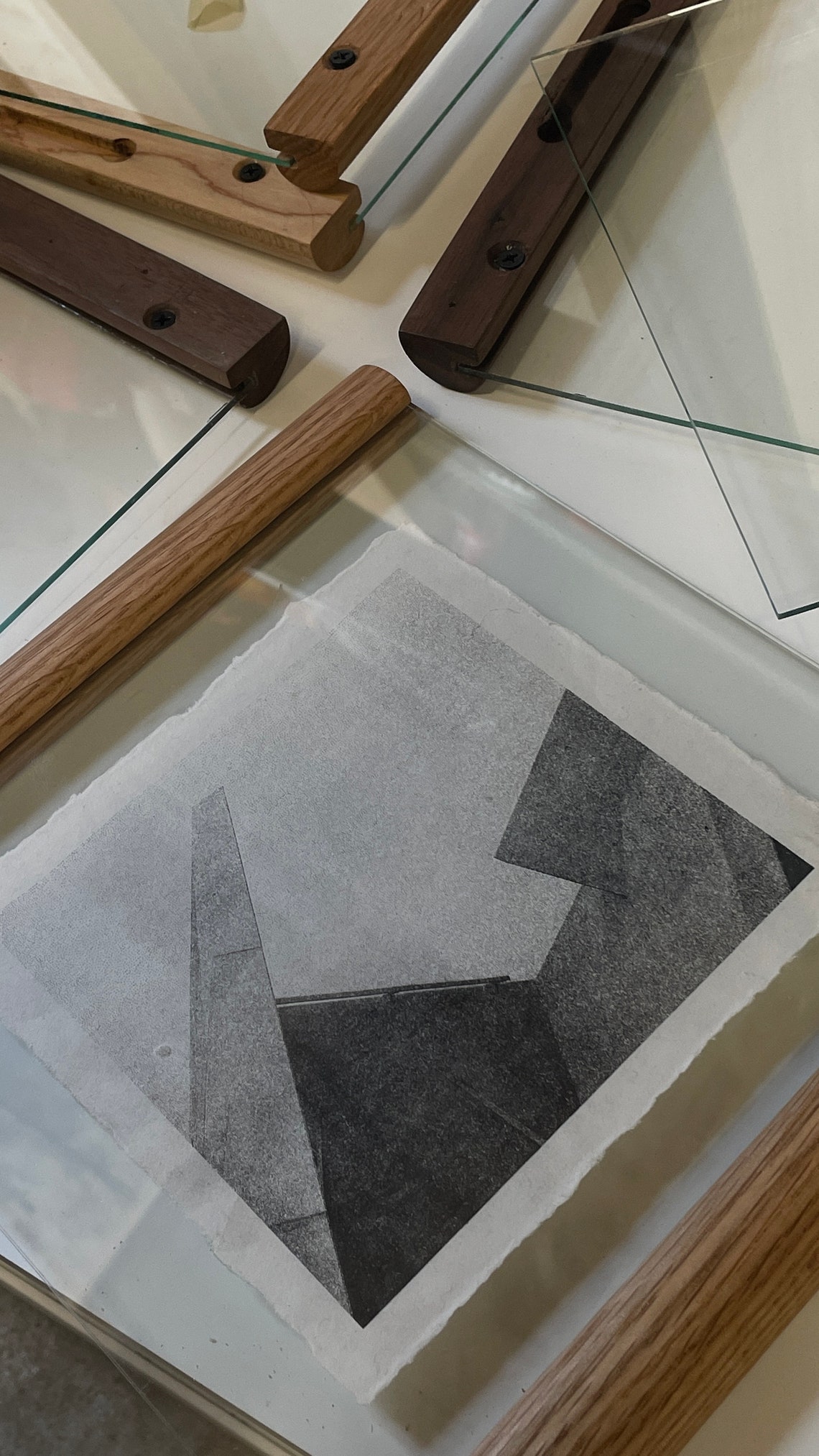 Risography Print in Floating Frame - Etsy