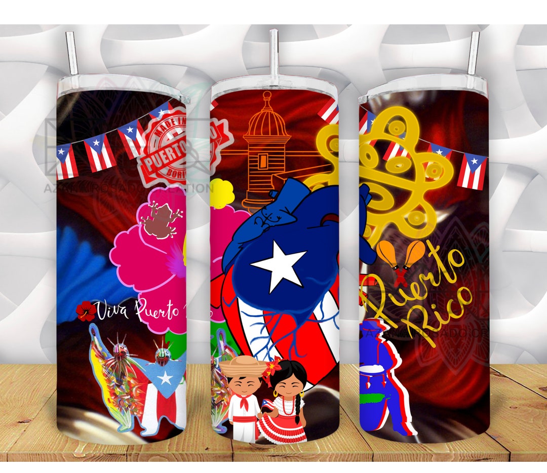 Puerto Rico Png 20 Oz Wrap/ Made in Puerto Rico / Viva Puerto Rico Png ...