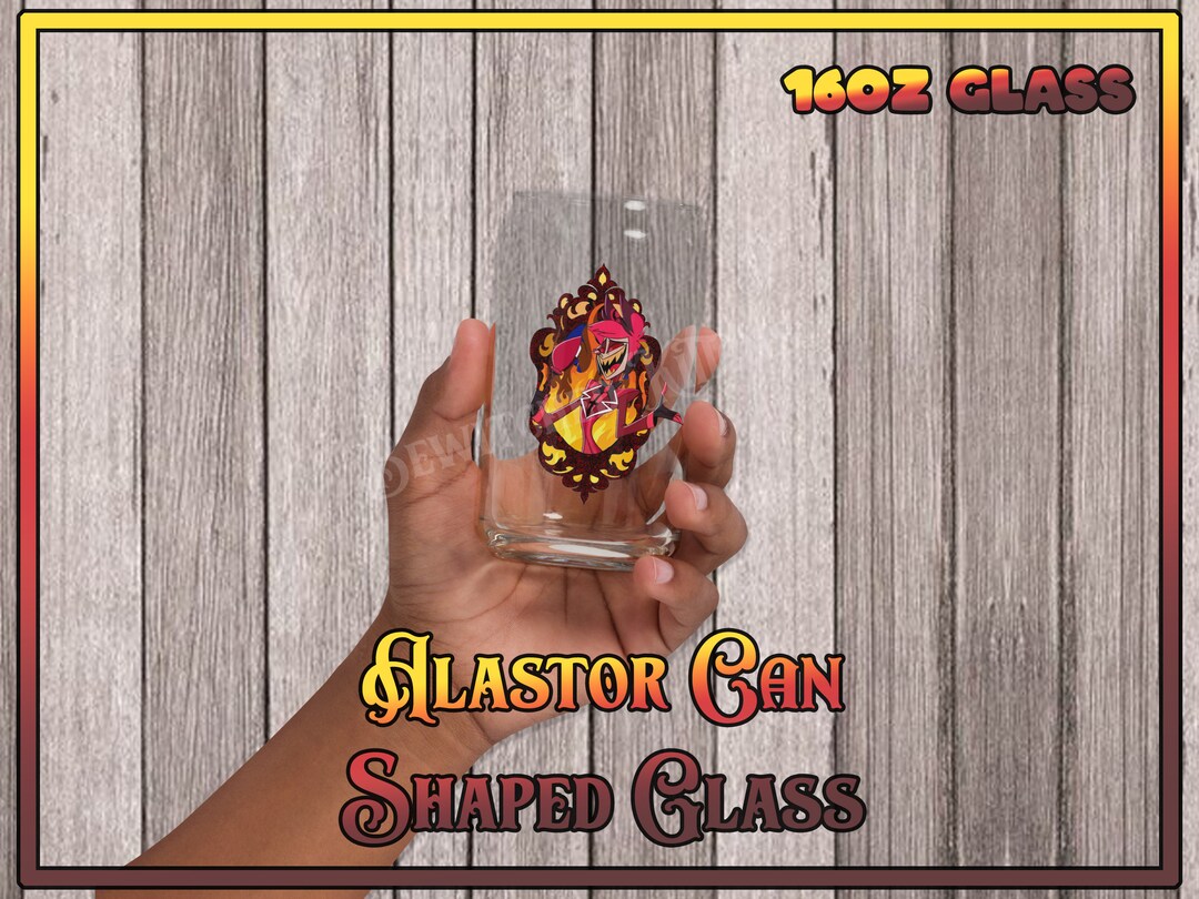 16oz Alastor Can-shaped Glass - Etsy
