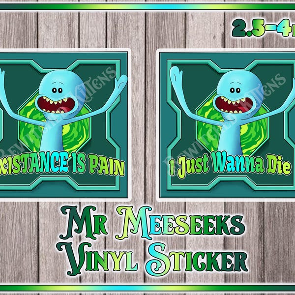 Mr Meeseeks - Etsy