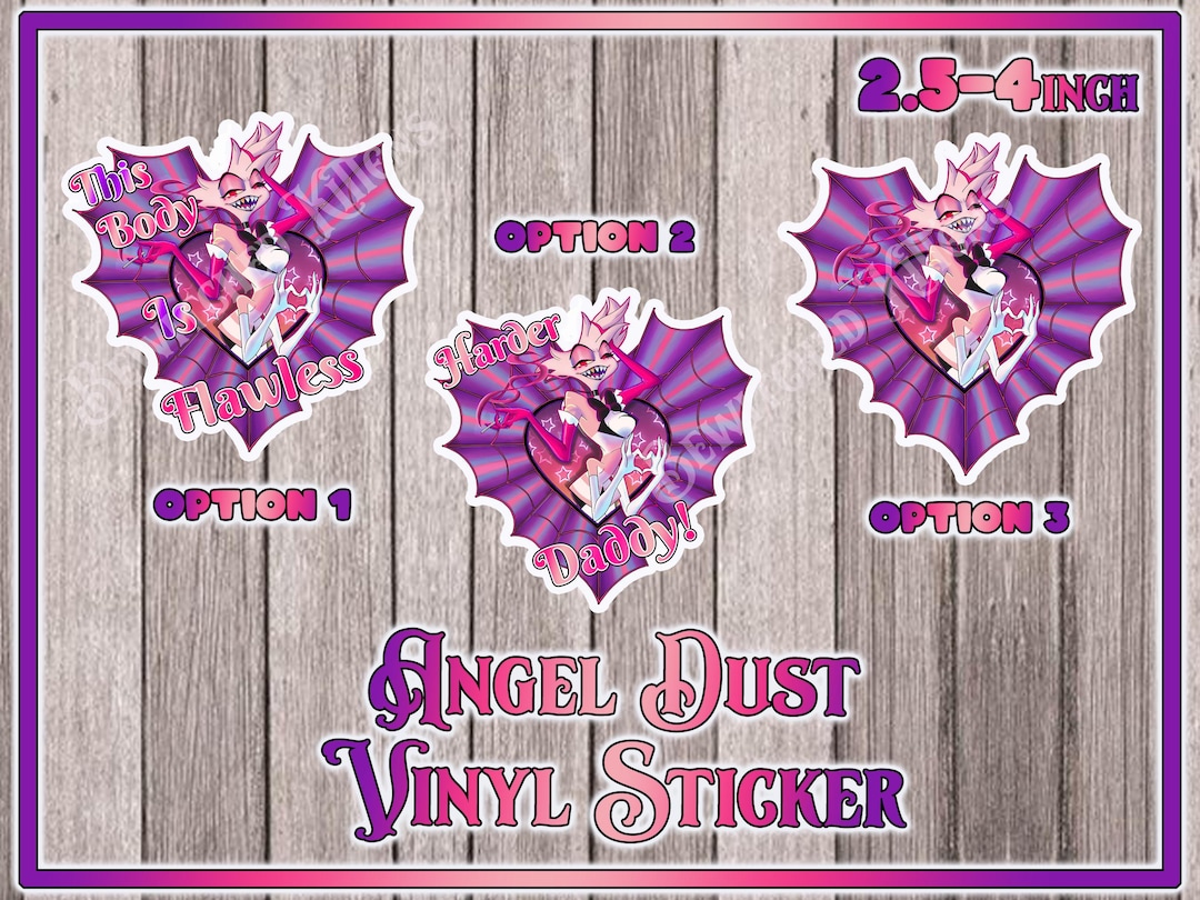 Angel Dust Spider Web Waterproof Vinyl Sticker- Various Sizes - Etsy