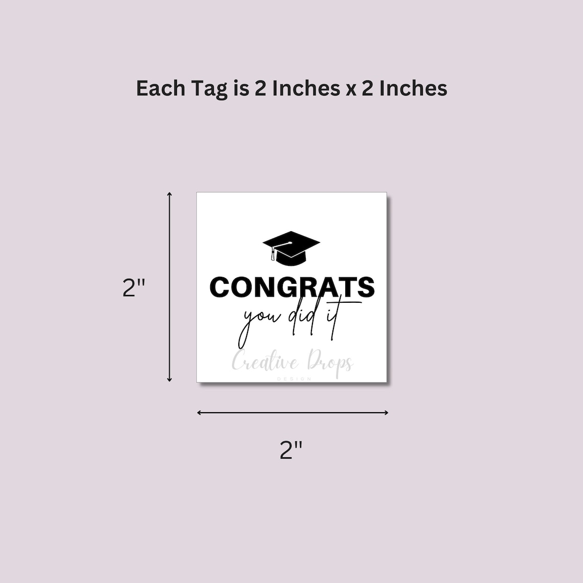 Happy Graduation Gift Tag, Graduation Tags, Congratulations Grad Tag ...