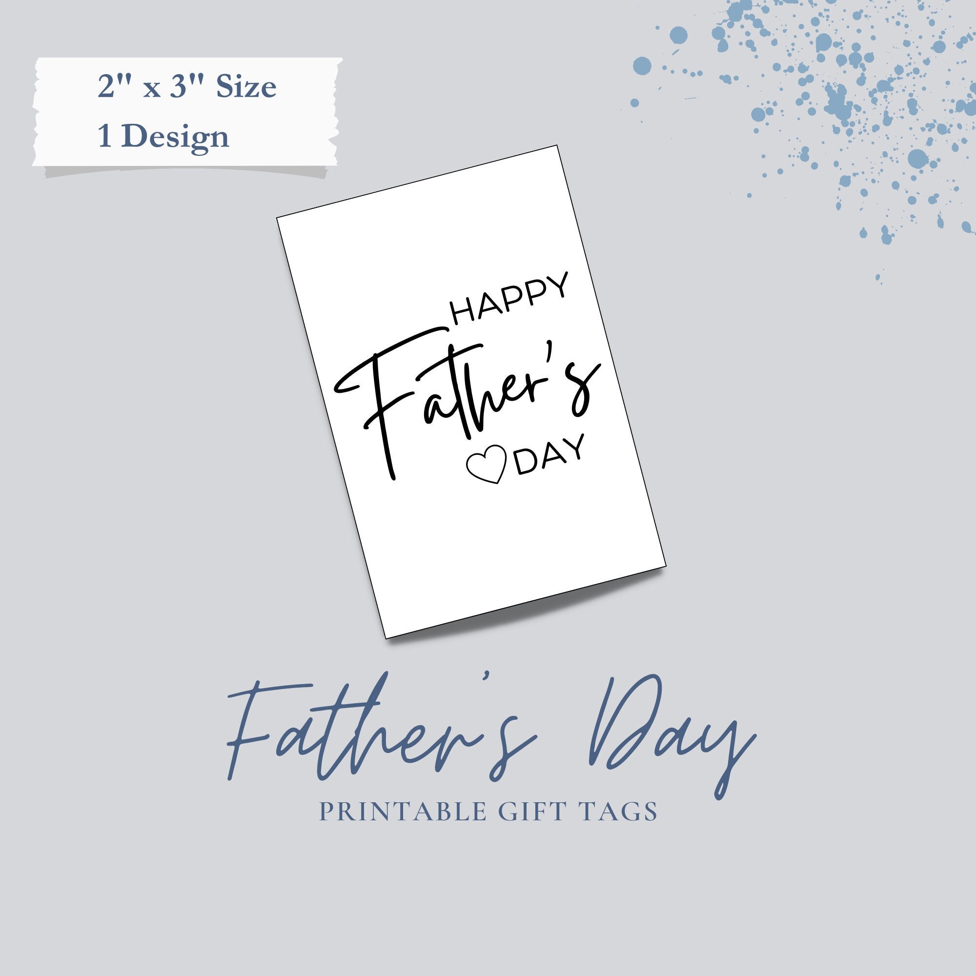 Happy Father's Day Gift Tags, Fathers Day Tag, Gift Tags for Dad, Treat ...