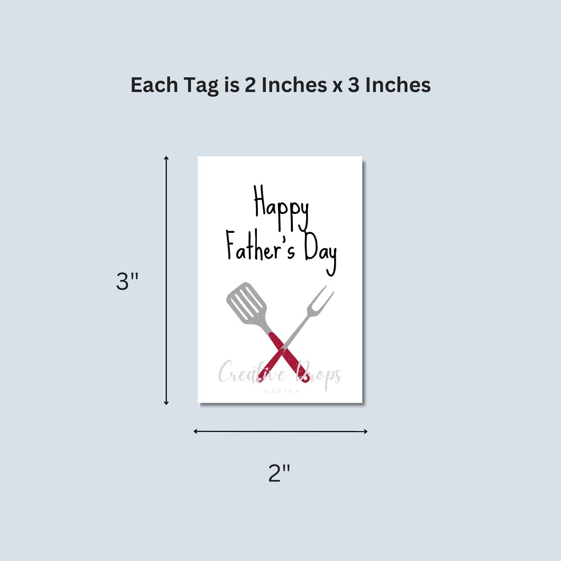 Happy Father's Day Gift Tags, Father's Day Grill Tags, Gift Tags for ...