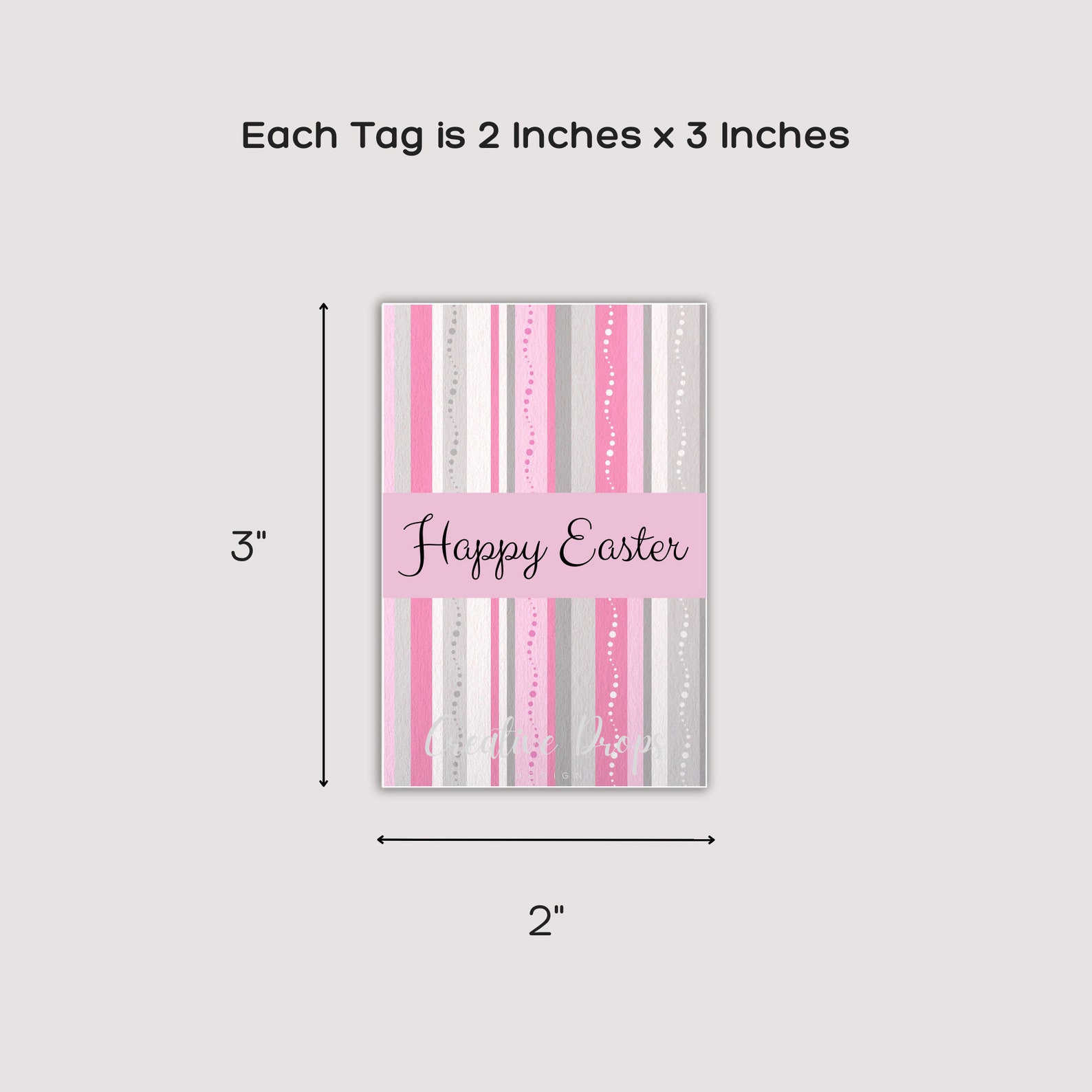 Happy Easter Gift Tags, Easter Basket Gift Tags, Treat Bag Tags ...