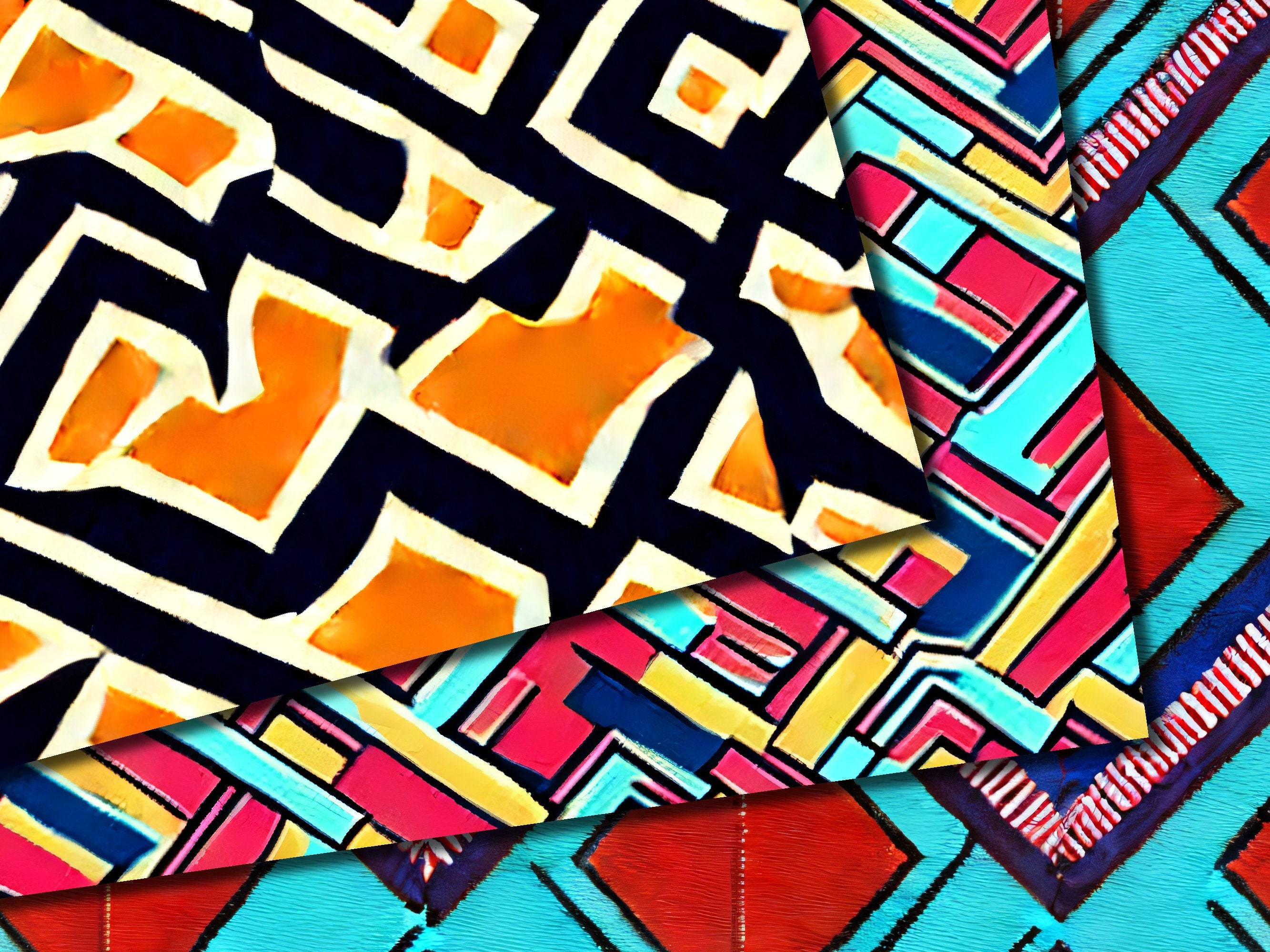 Aztec Tribal, Seamless Digital Paper, Collection 3, 12 Designs, 12x12 ...