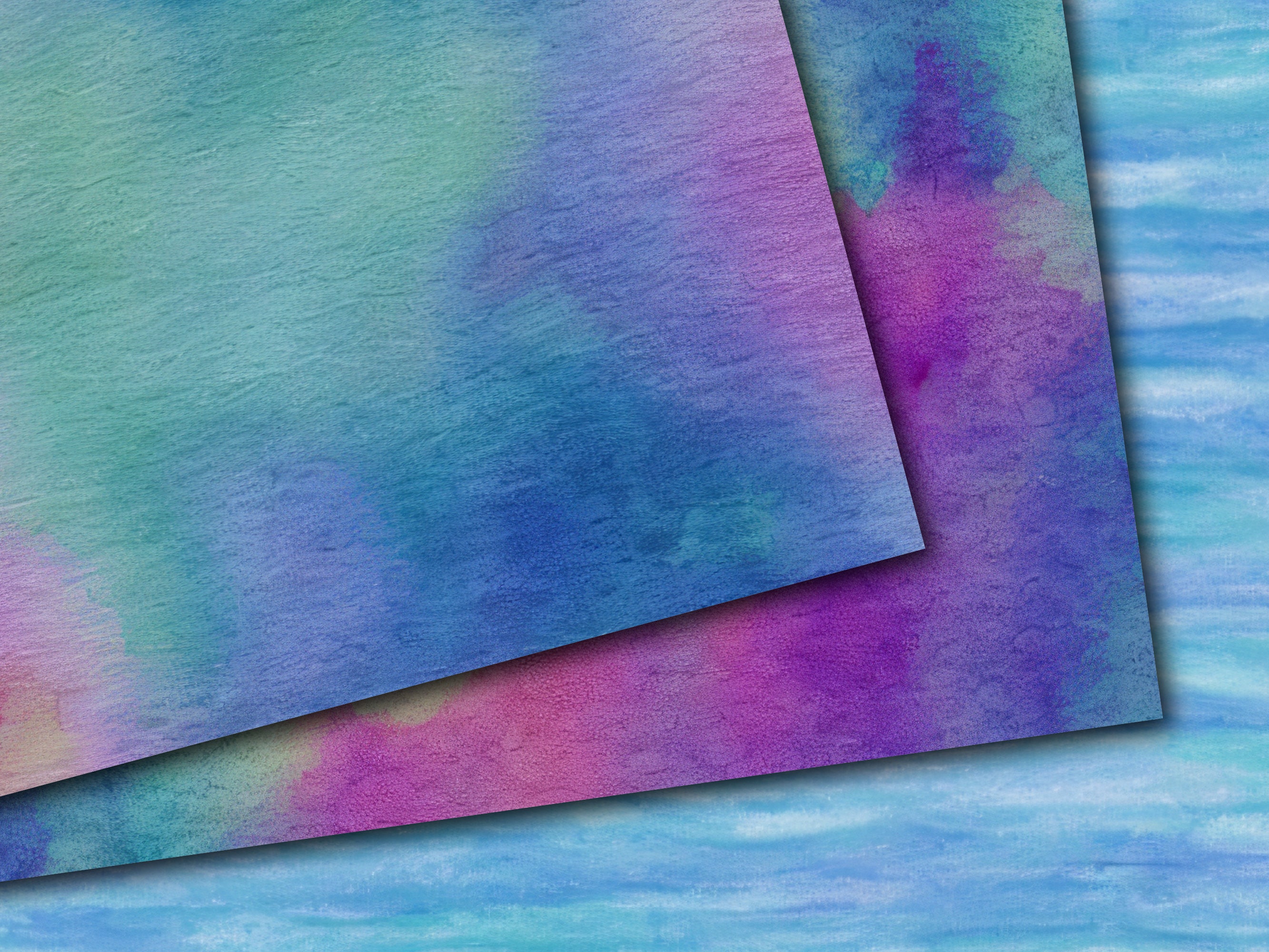 Pastel Watercolor Seamless Digital Paper, Collection 3, 12 Designs ...